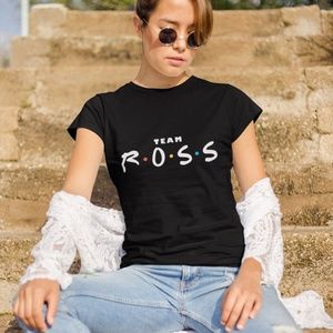 T-Shirt Addicts | Tops | Team Ross Friends Tv Show Tshirt | Poshmark